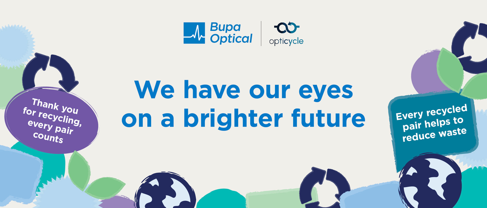 Bupa’s eyewear recycling program with Opticycle – Bupa Optical