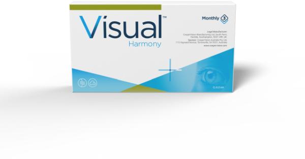 Visual Harmony Monthly Sphere 3 Pack Contact Lenses | Bupa Optical